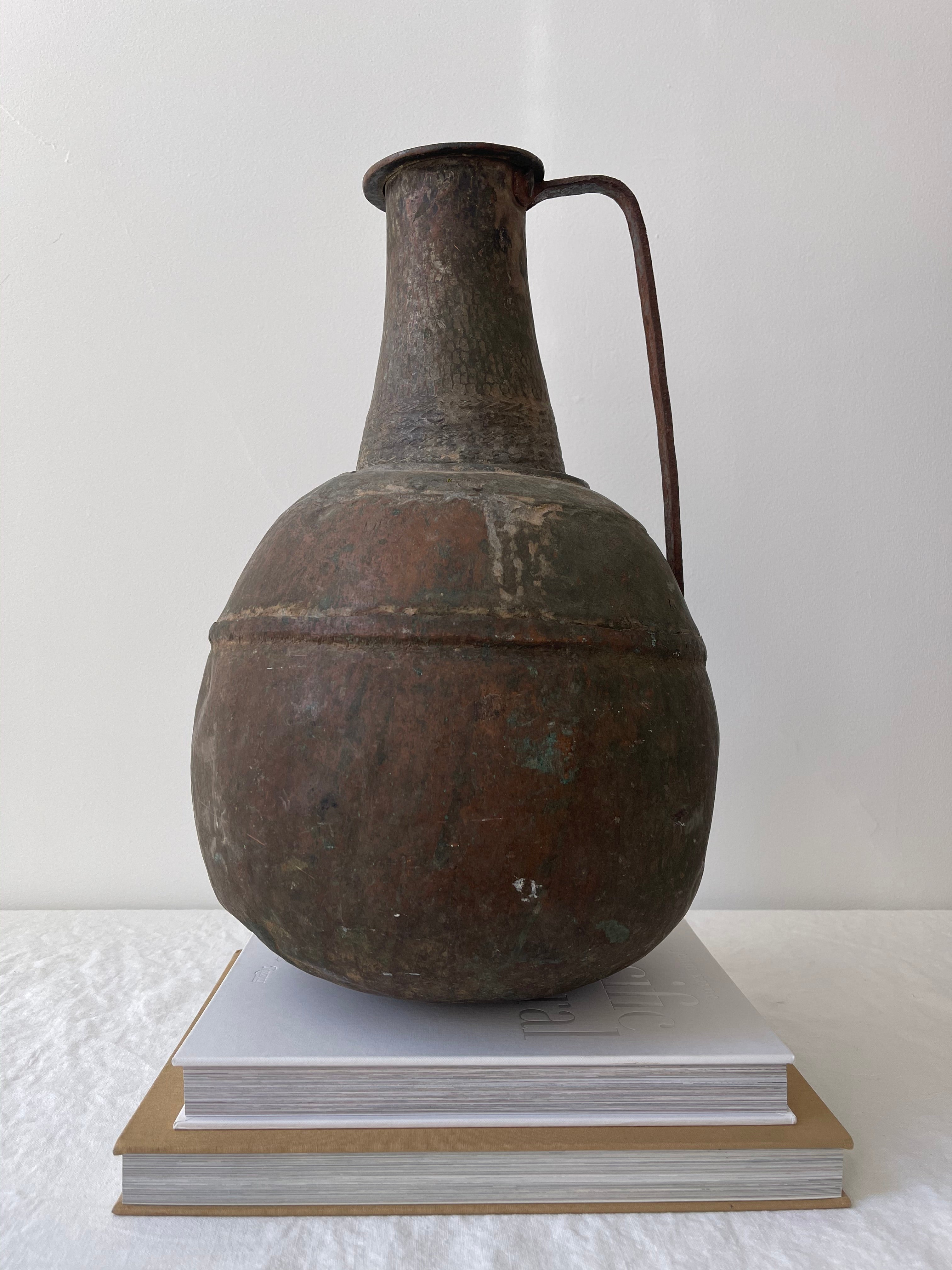 1950s Large Moroccan Copper Water Jug – Russell
